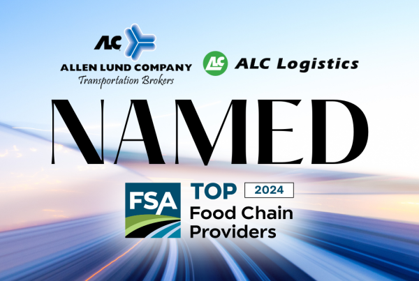 ALC Named a 2024 Top Food Chain Provider by Food Shippers of America